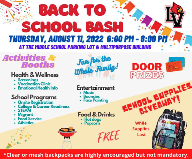 Back To School Bash-School Supply Giveaway | La Villa Early College High School